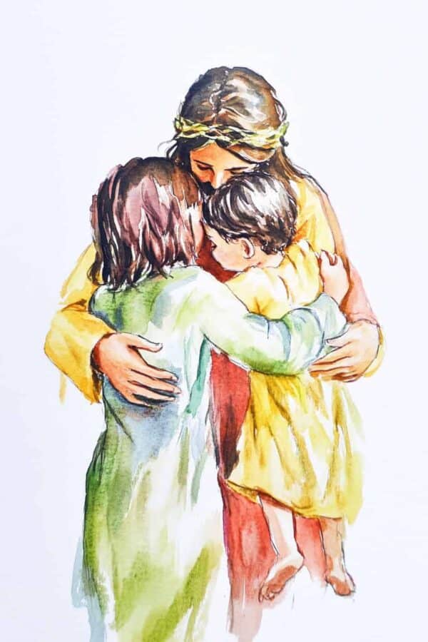 11 Heartwarming Images Of Jesus Hugging | Think About Such Things