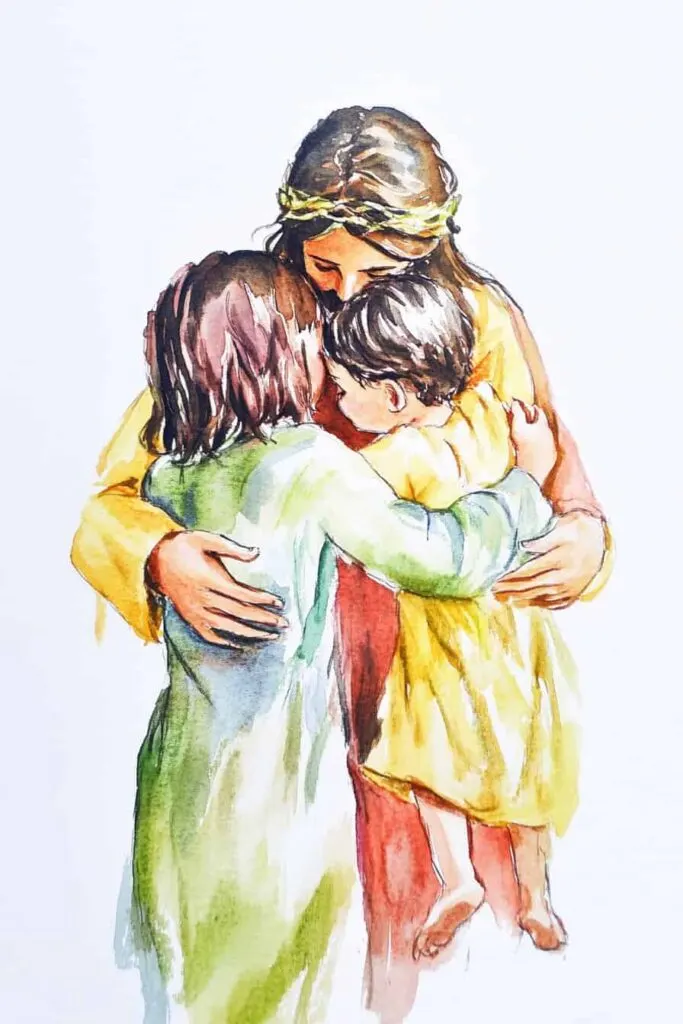 11 Heartwarming Images Of Jesus Hugging | Think About Such Things