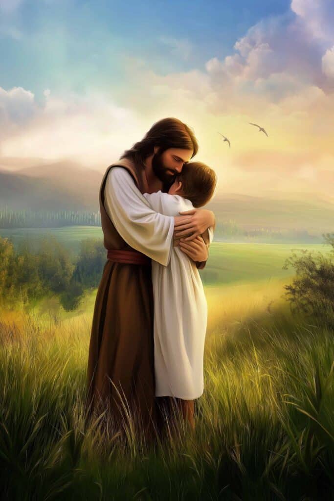 11 Heartwarming Images Of Jesus Hugging | Think About Such Things