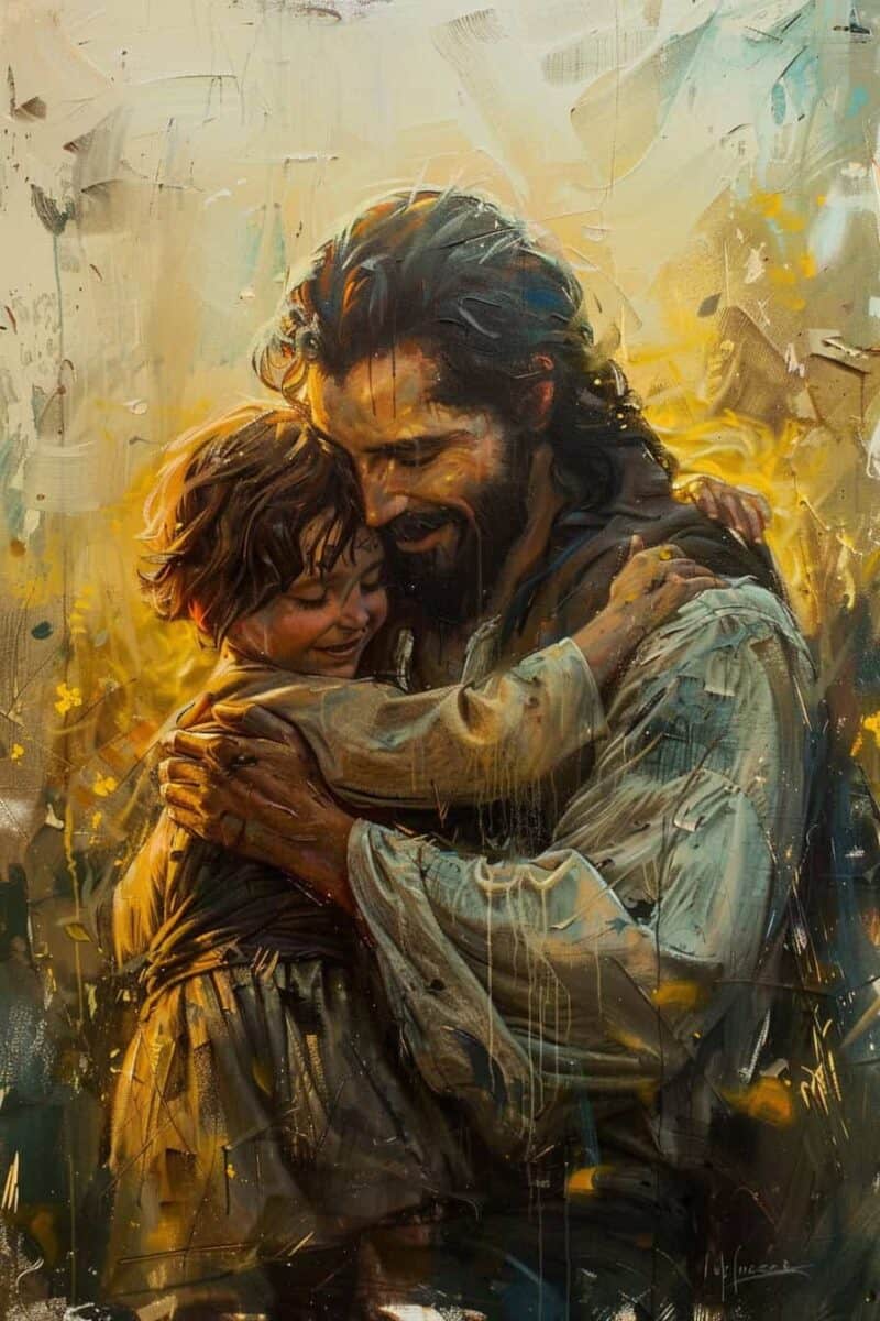 11 Heartwarming Images Of Jesus Hugging | Think About Such Things