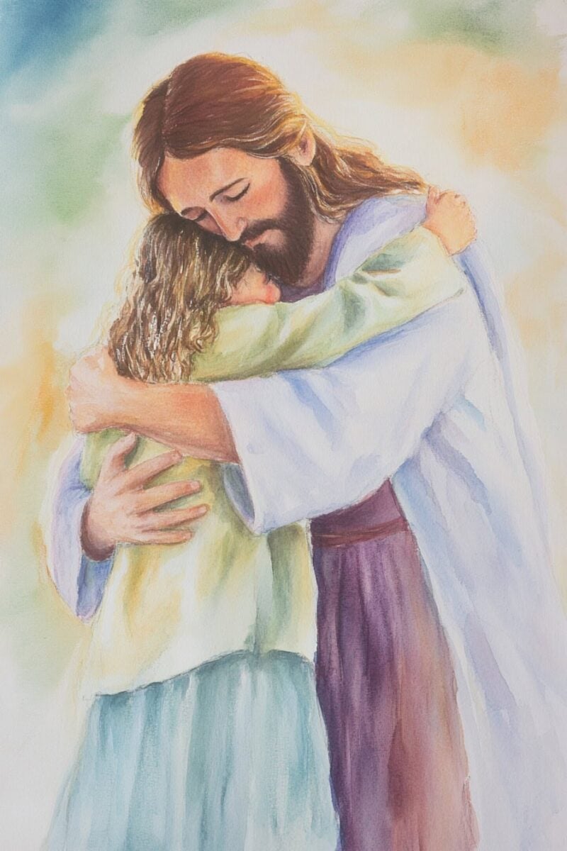11 Heartwarming Images Of Jesus Hugging | Think About Such Things