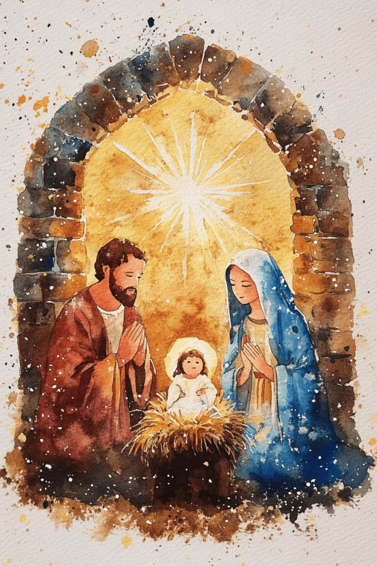 38 Stunning Nativity Art Images For The Christmas Season | Think About ...