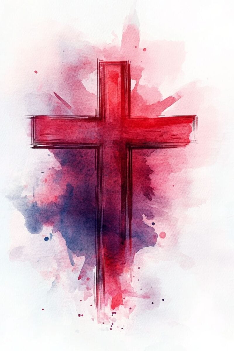 100+ Watercolor Cross Paintings To Inspire Your Inner Artists | Think ...
