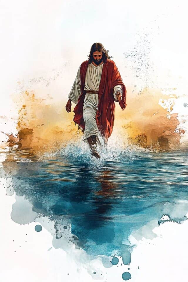 60 Jesus Watercolor Paintings To Inspire Your Faith | Think About Such ...