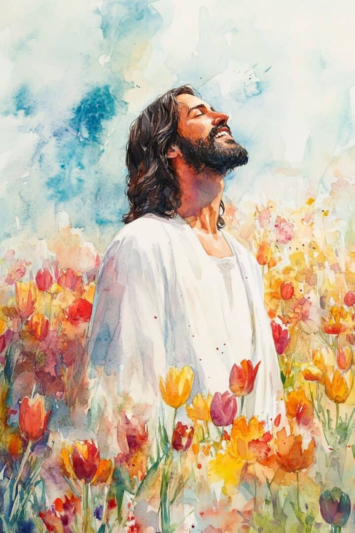 60 Jesus Watercolor Paintings To Inspire Your Faith | Think About Such ...
