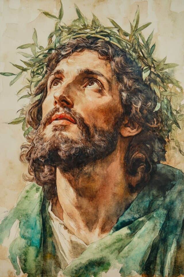 60 Jesus Watercolor Paintings To Inspire Your Faith | Think About Such ...