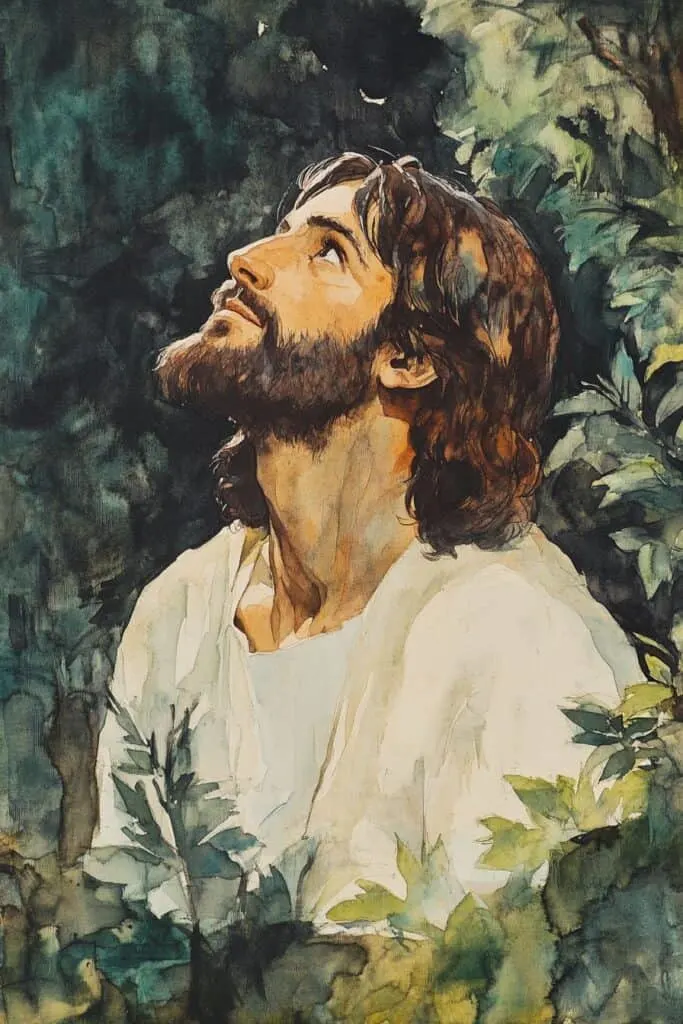 60 Jesus Watercolor Paintings To Inspire Your Faith | Think About Such ...