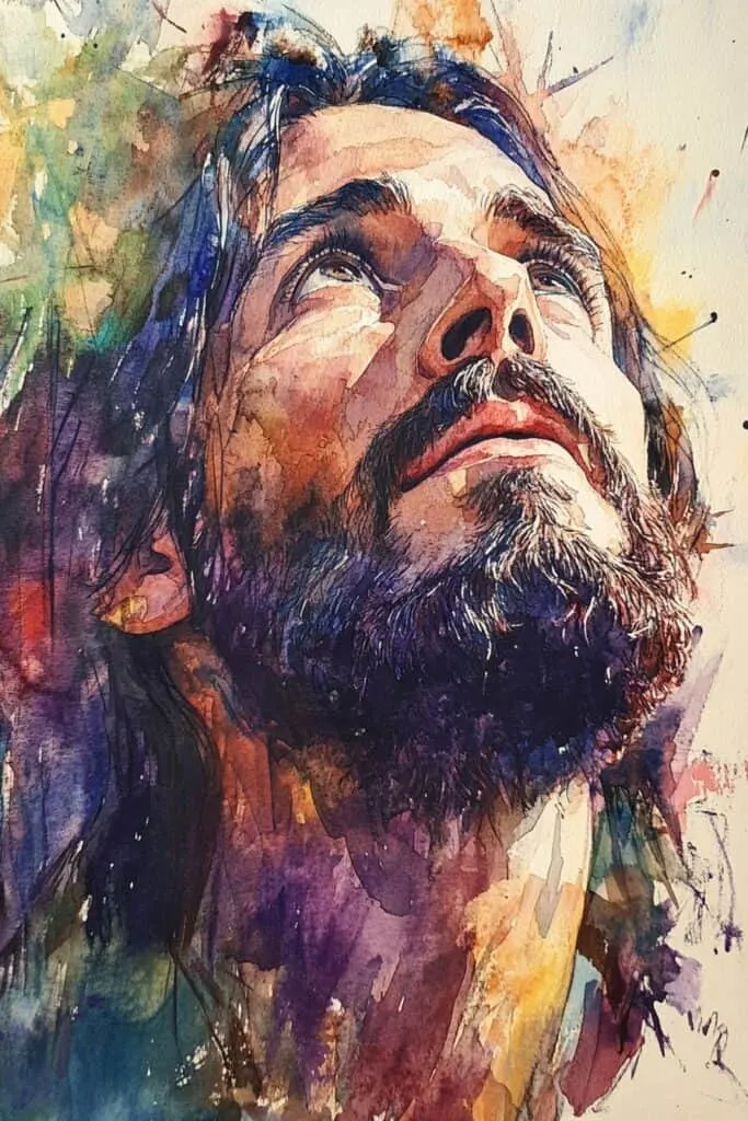 60 Jesus Watercolor Paintings To Inspire Your Faith | Think About Such Things