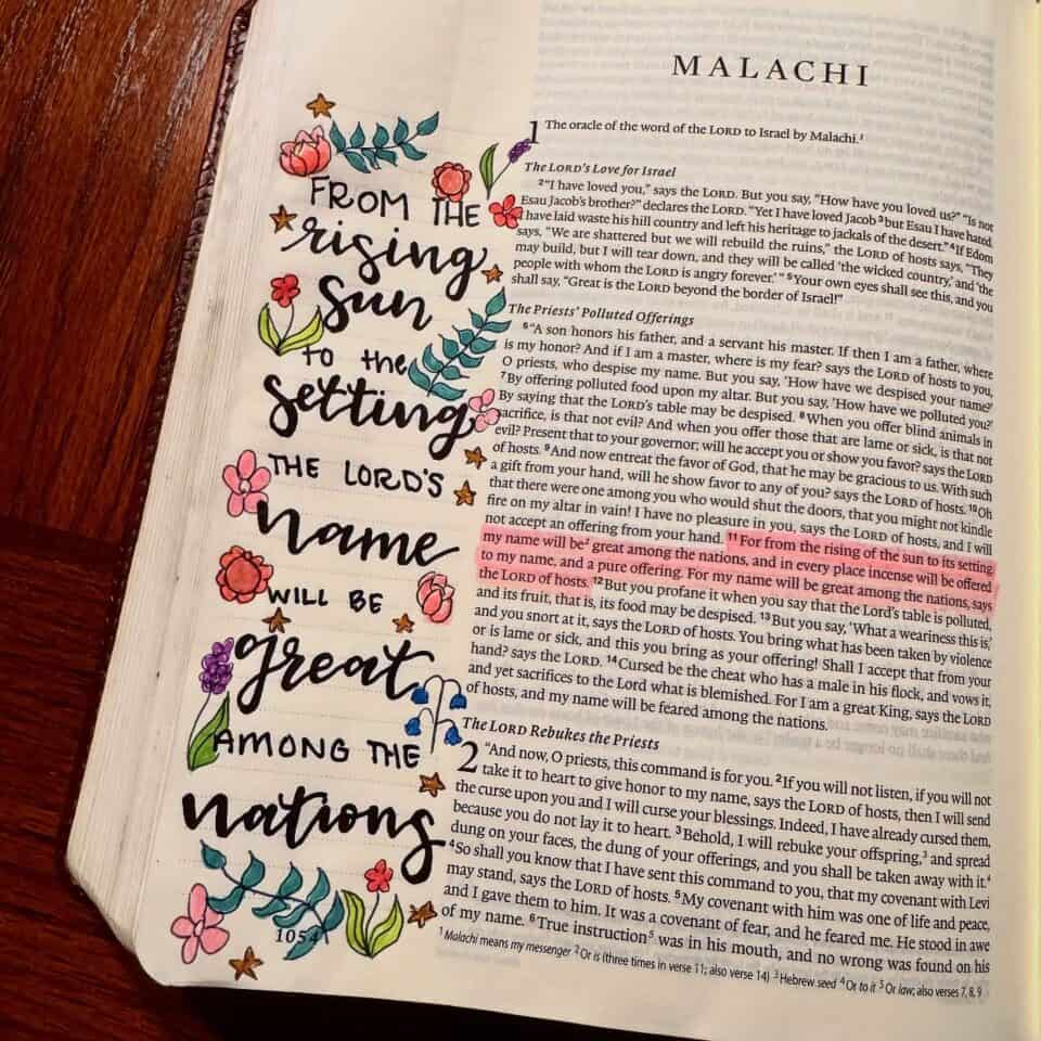 50+ Creative Bible Journaling Ideas For Every Skill Level | Think About ...