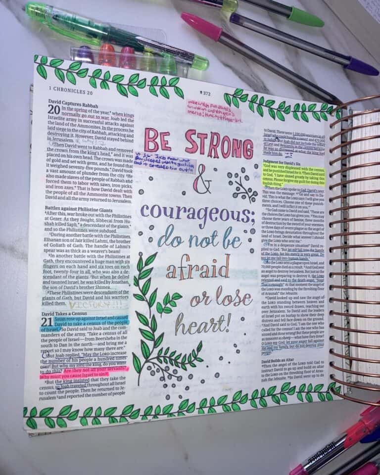 50+ Creative Bible Journaling Ideas For Every Skill Level | Think About ...