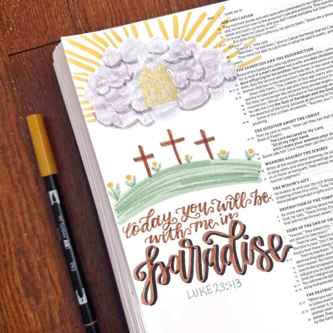 50+ Creative Bible Journaling Ideas For Every Skill Level | Think About ...